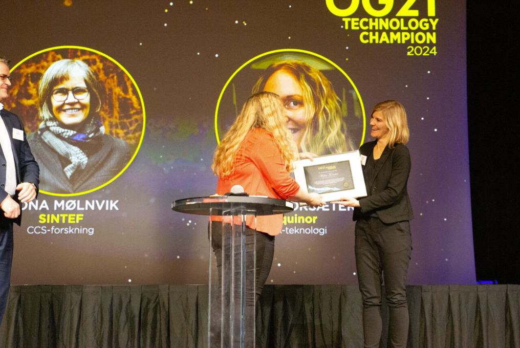 To vinnere av prisen OG21 Technology Champion for 2024